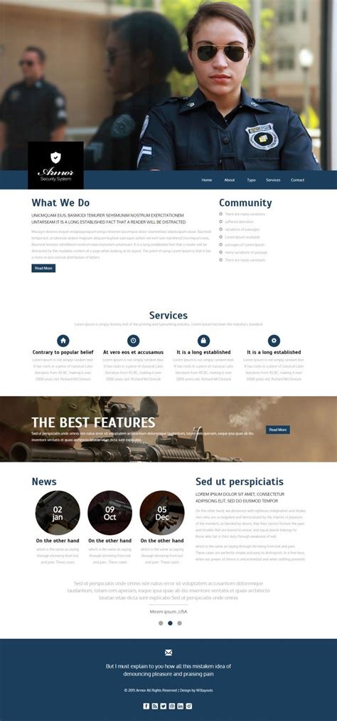 14 Best Security Services Website Templates Free And Premium Templates