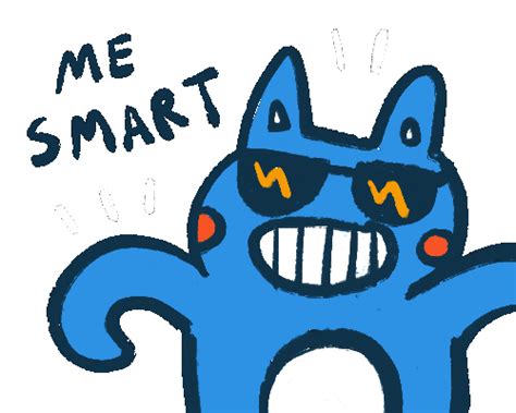 Smart Kitty Stickers Find And Share On Giphy