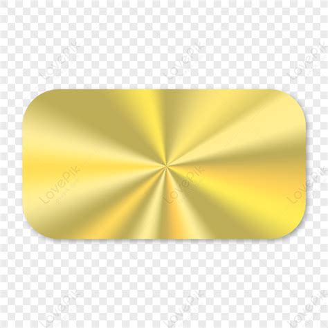황금 둥근 사각형 홀로그램 스티커 일러스트상표골든 Png 일러스트 무료 다운로드 Lovepik