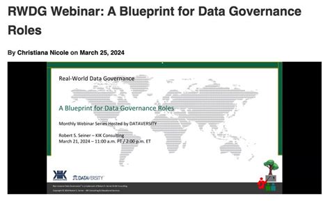 Robert S Seiner On Linkedin Rwdg Datagovernance