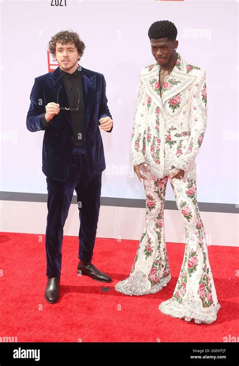 Los Angeles CA June 27 Jack Harlow Lil Nas X At The BET Awards