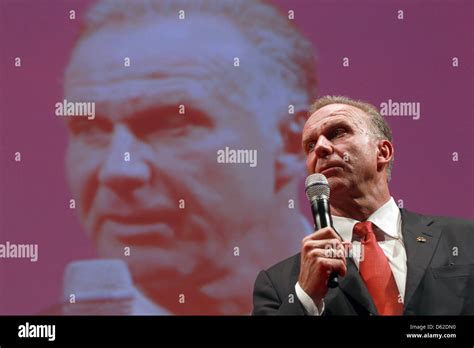 MUNICH GERMANY MAY 20 Karl Heinz Rummenigge CEO Of Bayern Muenchen