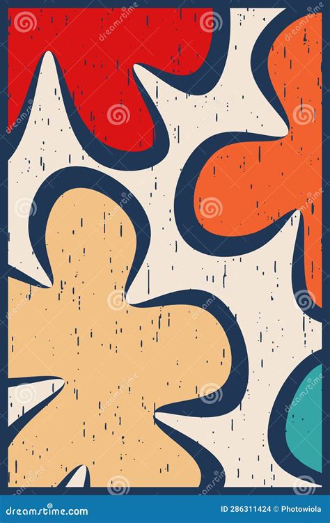 Abstract Illustration For Print Fabric Pattern For Use In Graphics