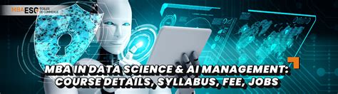 Mba In Data Science Course Details Eligibility Admission Fee