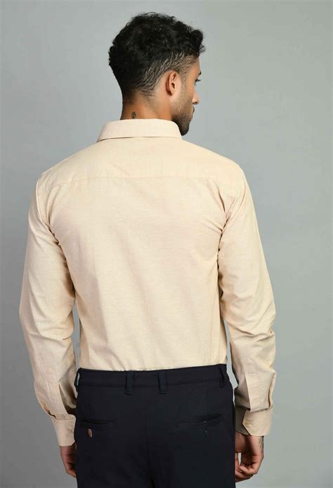 Buy Solid Cotton Oxford Slim Fit Mens Formal Shirt Online Squirehood