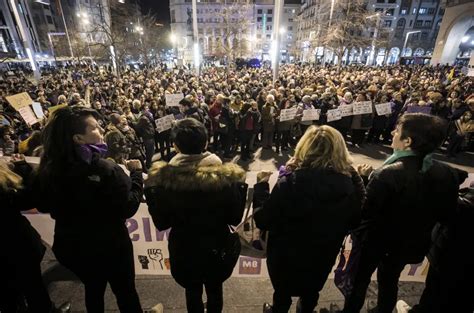 Ni Un Paso Atrás Respuesta Feminista En Zaragoza Y Huesca Imágenes