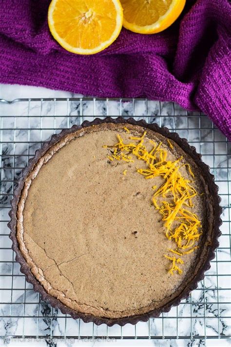 Dark Chocolate Orange Tart Marshasbakingaddiction