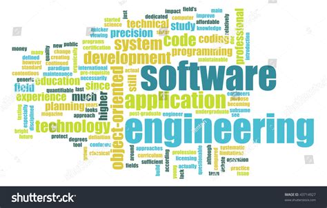 Software Engineering Tech Business Concept Stock Illustration