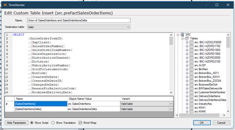 Incremental Loading On Table Using A Custom Table Insert With A Union Community