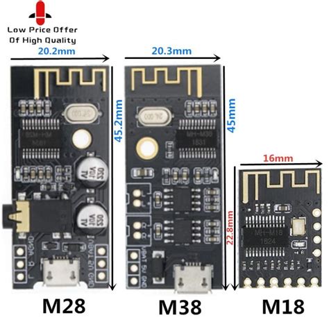 MH-MX8 Wireless Bluetooth MP3 Audio Receiver Board Module BLT 4.2 Mp3 ...
