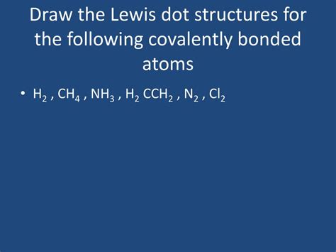 Molecules Eq How Are The Electrons Arranged In A Covalent Bond Ppt