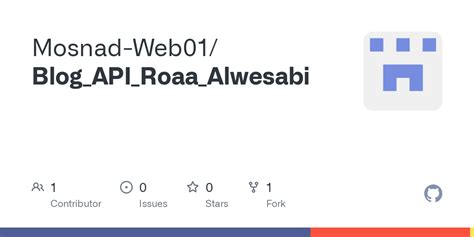 Github Mosnad Web Blog Api Roaa Alwesabi