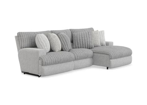 Cory 3 Piece Power Reclining Modular Sectional Right Chaise By Hom