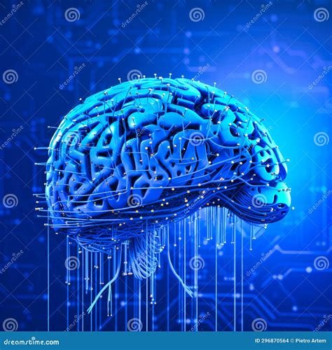 Artificial Intelligence Brain And Program Code Generative Ai Stock