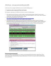 Link Layer Lab Pdf Lab Link Layer Protocols Ethernet ARP In This Lab We Ll