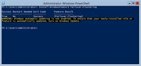How To Install Failover Clustering In Windows Server Core Dell US
