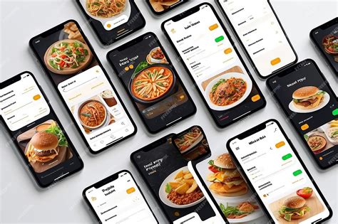 Premium Photo Iphone Call Screen Concept Ui Set With Realistic Blurry Background