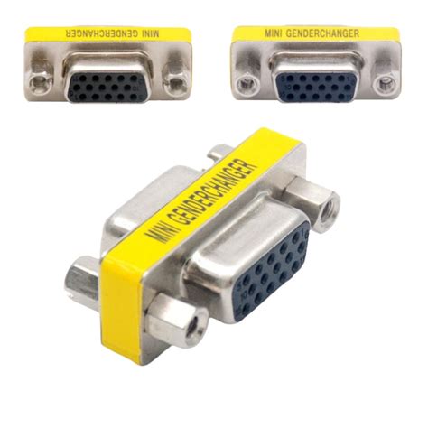 Adapter Db15 Socket Db15 Vga Socket 3 Rows