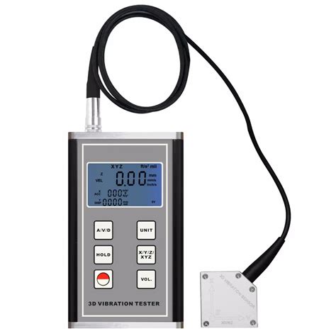 Digital Vibration Meter 3 Axis Piezoelectric Accelerometer Sensor
