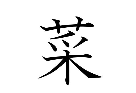 菜の書き方書き順読み方例JLPT N4漢字