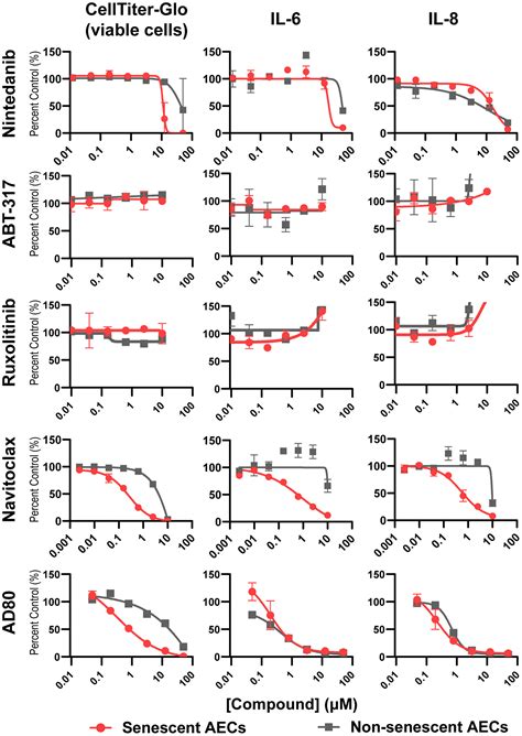 modulating in vitro lung fibroblast activation via senolysis of