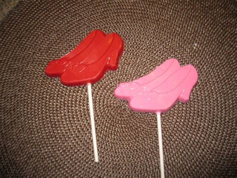 Ruby Red Slipper Chocolate Lollipops