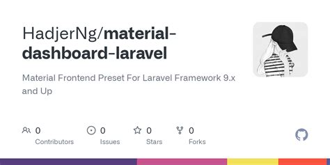 GitHub HadjerNg Material Dashboard Laravel Material Frontend Preset For Laravel Framework X