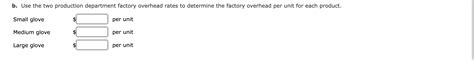 Solved Multiple Production Department Factory Overhead Rate Chegg Com