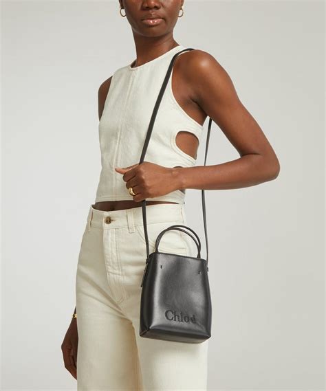 Chloé Sense Micro Tote Bag Liberty