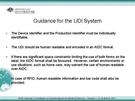 Unique Device Identification Udi System For Medical Devices