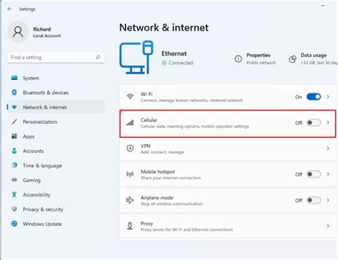 Enable Disable Cellular Adapter In Windows 11 Geek Rewind