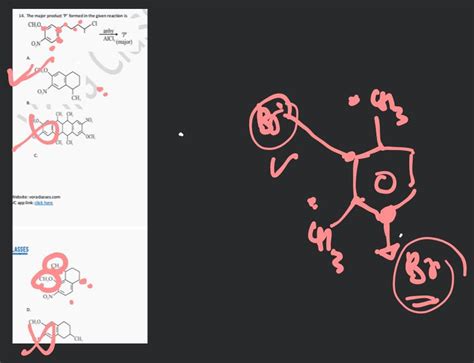 14. The major product ' P ' formed in the given reaction isCOc1cc(CCCC(C..