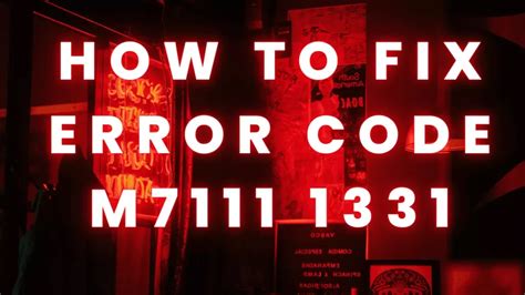 7 Ways To Fix Netflix Error Code U7111 1331 In 2023