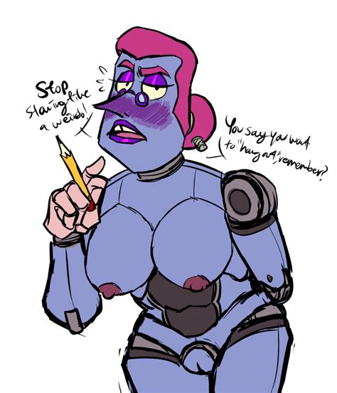 Rule 34 Breasts Female Name Dropper Pencil Robot Girl Robot Humanoid