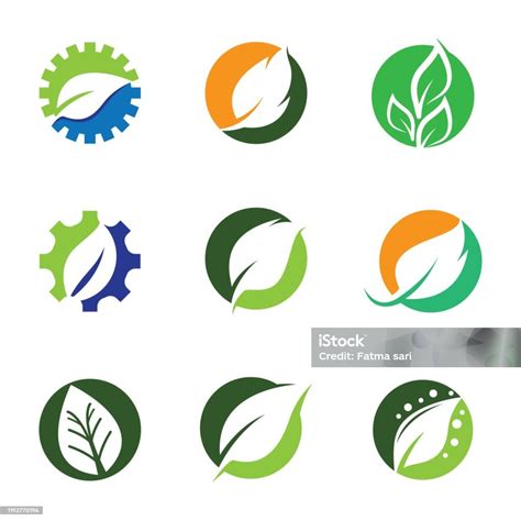 葉符號向量圖示向量圖形及更多商標圖片 商標 夏天 大自然 Istock