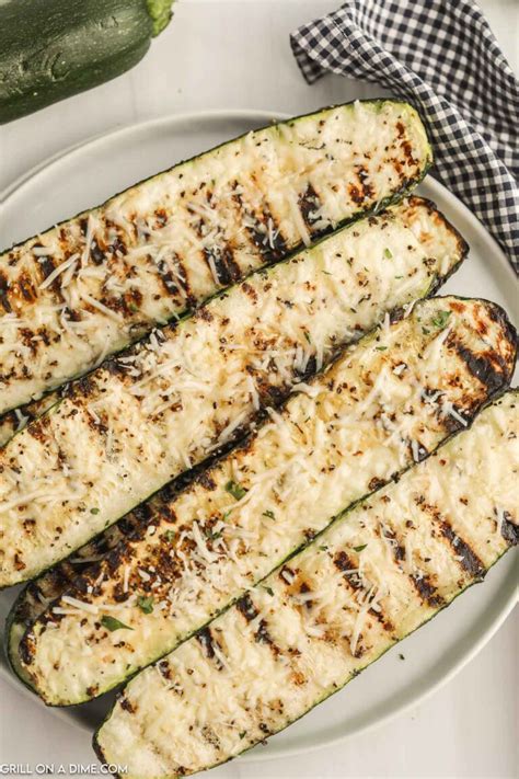 Parmesan Grilled Zucchini Recipe