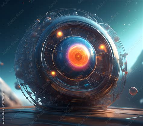 3d Design Images That Depict The Fundamental Components Of An Atom