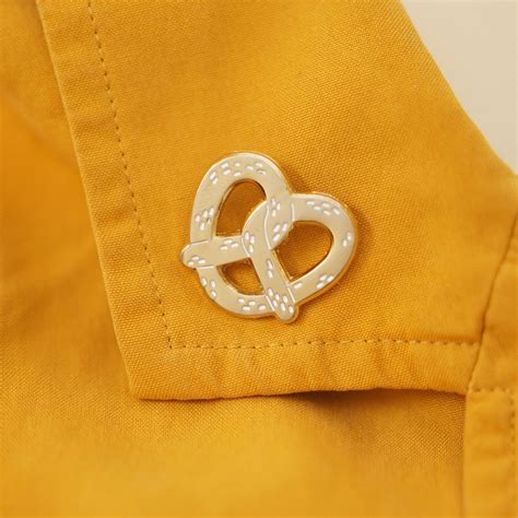 Pretzel Enamel Pin World Famous Original