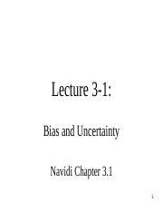 Understanding Bias And Uncertainty In Measurement Exploring Course Hero