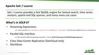 HDP Search Overview APACHE SOLR HADOOP PPT