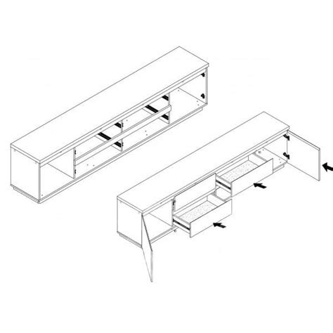 ᐉ Тумба под телевизор Світ меблів Мия ДСП Бетон темный Нимфея Альба 45551 • Купить в Киеве