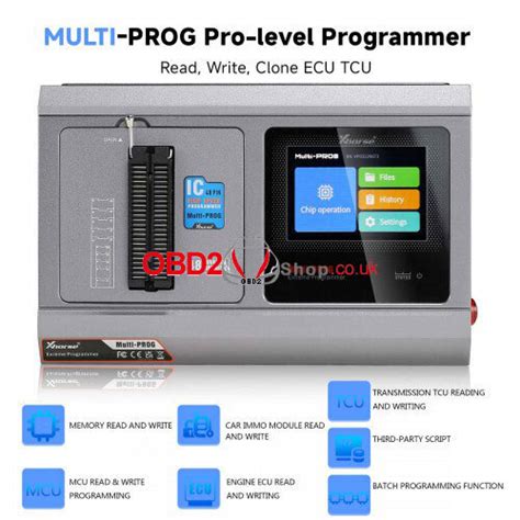 Xhorse マルチプログラム読み取り 書き込みマイクロコントローラー操作ガイド OBD2 Tools On OBD2shop co uk