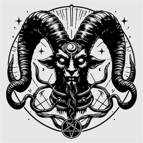 Premium Vector Baphomet Stock Illustration