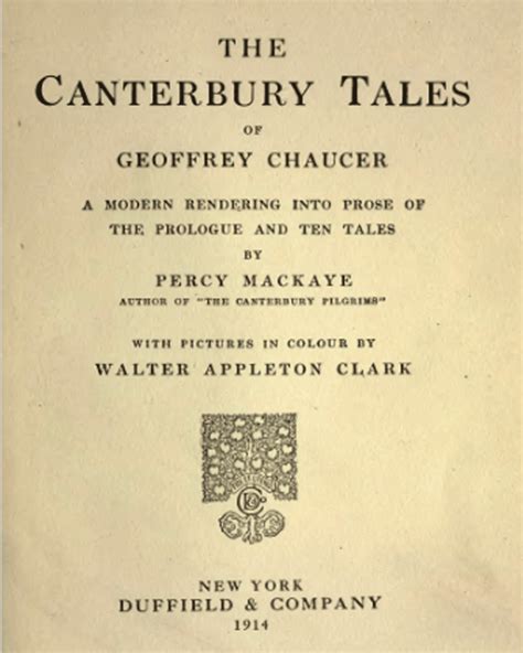 The Canterbury Tales Of Geoffrey Chaucer Djvu Book Free Printable