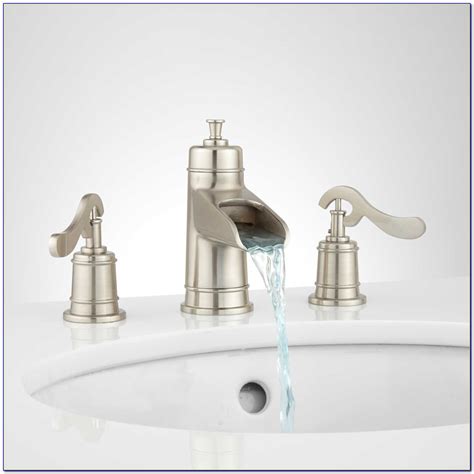 Waterfall Sink Faucet Oil Rubbed Bronze Faucet Home Design Ideas