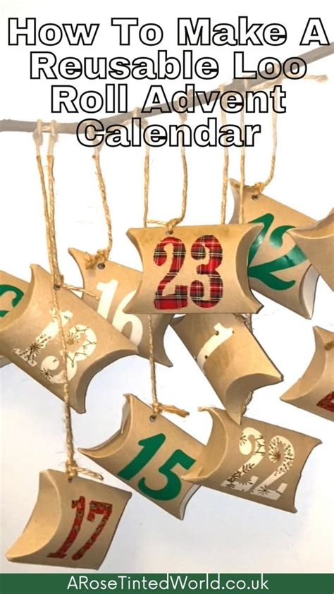 How To Make A Toilet Roll Diy Advent Calendar ⋆ A Rose Tinted World