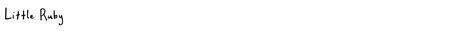 Little Ruby Font Webfont And Desktop Myfonts