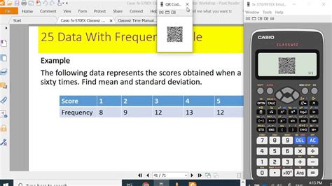 Simple Statistics Using Casio Fx 570ex Classwiz Calculator Youtube
