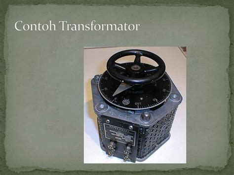 Transformator Satu Fasa Trafo Peralatan Listrik Yang Mampu