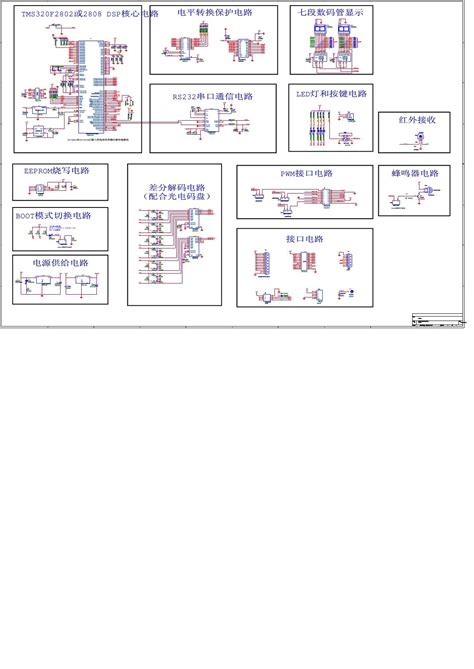 Tms320f2802或2808的dsp开发板原理图密word文档在线阅读与下载免费文档
